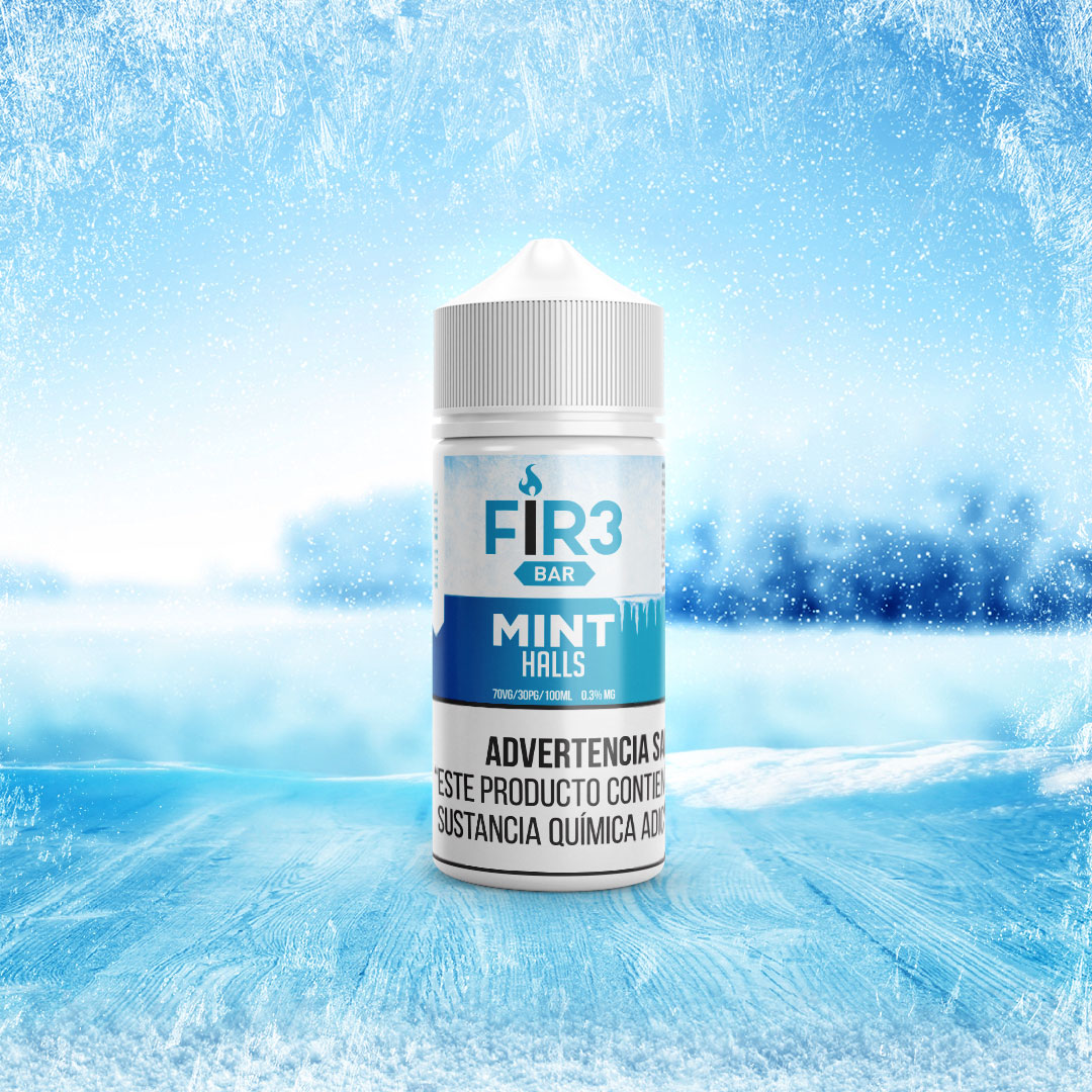Fir3 (Next) - Mint Halls 100ml - Vapour Fire Wholesale