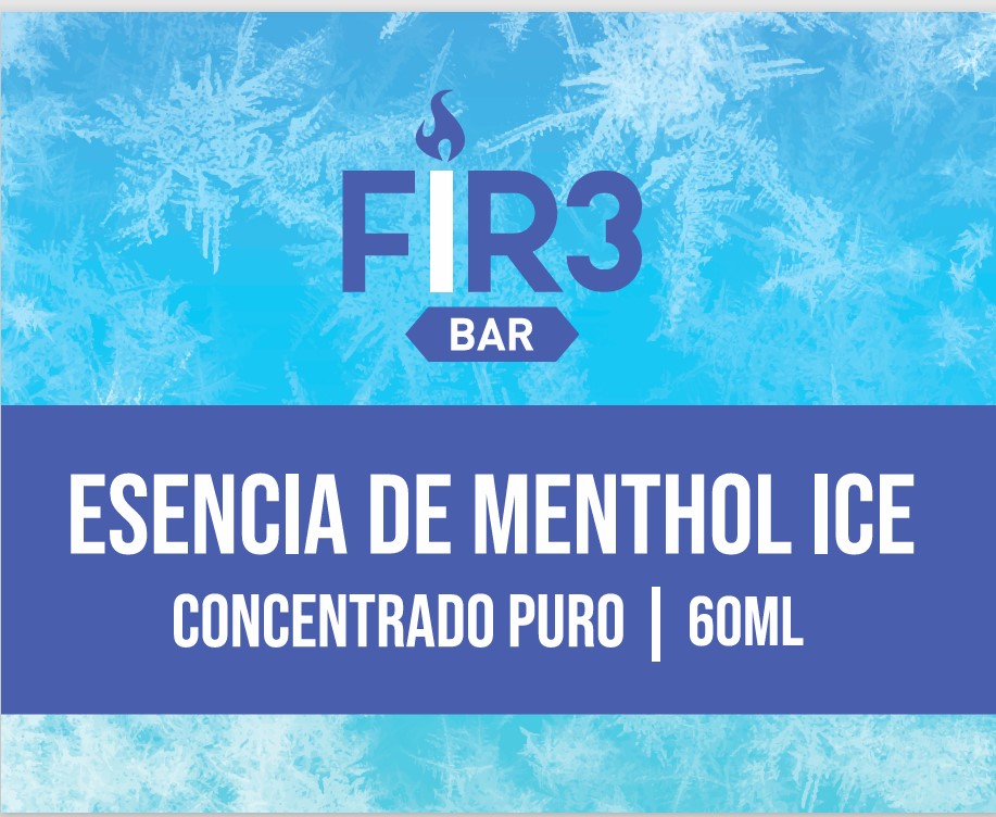 Esencia concentrada de ICE MENTHOL | Extra Potencia - Vapour Fire Wholesale